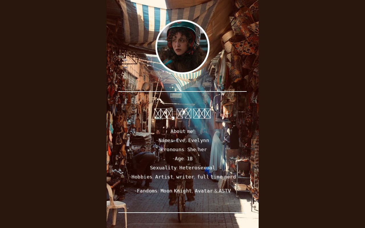 𝙴𝚟𝚎'𝚜 𝙲𝚊𝚛𝚛𝚍